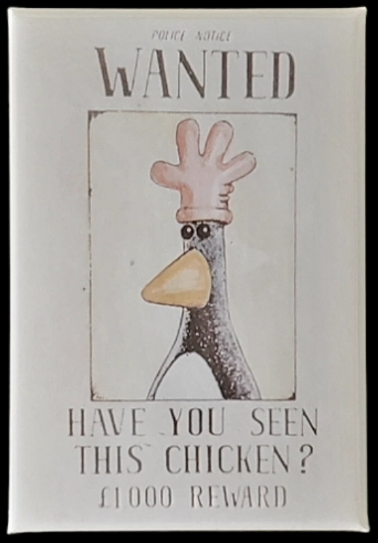 Wallace and Gromit Wanted Poster Magnet | Goblin Brothers
